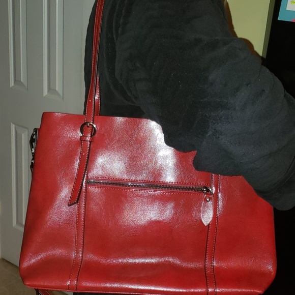 S-Zone | Bags | Szone Real Genuine Leather Large Handbag | Poshmark